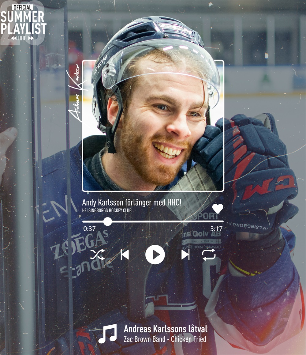 Andreas "Andy" Karlsson förlänger med Helsingborg / Helsingborgs HC - A ...
