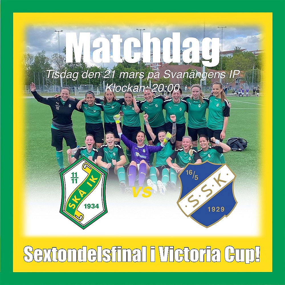 DAMLAGSMATCH IKVÄLL! / Skå IK - Fotboll - Svenskalag.se