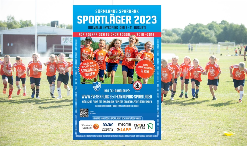 Nu är anmälan öppen till Sörmlands Sparbank Sportläger 2023 / IFK ...
